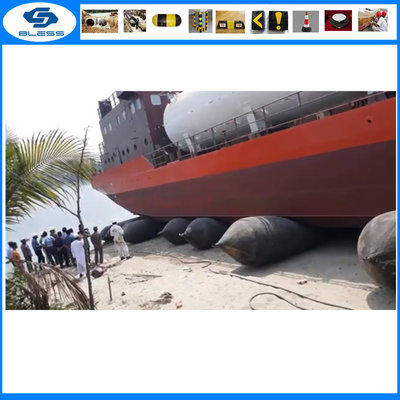 air-bags for refloating or wrecked ships ship launching airbag Natural Rubber Inflatable Airbag