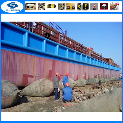 ship launching heavy construction lifting rubber air bag marine hauling airbag