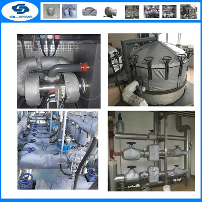 Customized Silicone Coated Fiberglass Removable Insulation Covers/jacket