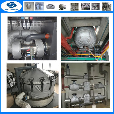 Customized Silicone Coated Fiberglass Removable Insulation Covers/jacket
