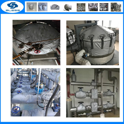 Customized Silicone Coated Fiberglass Removable Insulation Covers/jacket