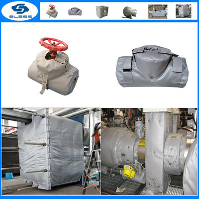 thermal insulation jacket for valve fiber glass removable insulation jacket