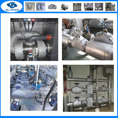 silicone-coated fiberglass materia lValve insulation and jackets for valves save energy