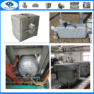 Fiberglass Removable Thermal Insulation Covers For Cover Valves, Instrumentation Panels, Flanges & Pipeline