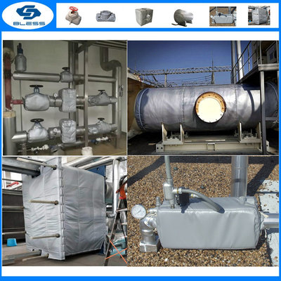 Fiberglass Removable Thermal Insulation Covers For Cover Valves, Instrumentation Panels, Flanges & Pipeline