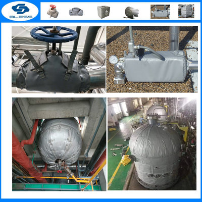 Fiberglass Removable Thermal Insulation Covers For Cover Valves, Instrumentation Panels, Flanges & Pipeline