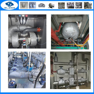 silicone-coated fiberglass materia Valve insulation and jackets for  steam hot water  thermal oil
