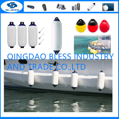 Customized Marine Inflatable PVC Boat Yacht Fender with cover