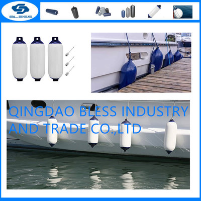 Customized Marine Inflatable PVC Boat Yacht Fender with cover
