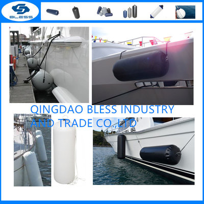 Customized Marine Inflatable PVC Boat Yacht Fender with cover