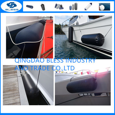 Marine Inflatable PVC Fender for Boat and Yahct Heavy Duty PVC Inflatable White Marine Boat Fender