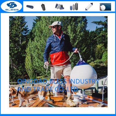 Custom Size White Inflatable Marine Yacht Fender Boat Fender For Sale