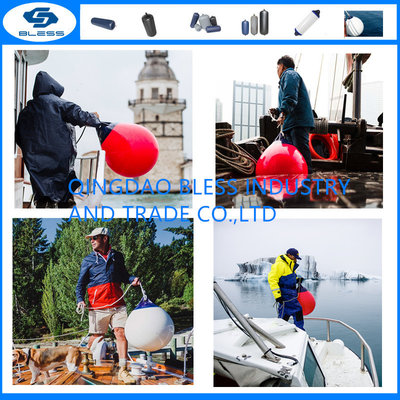 Customized Heavy Duty PVC Inflatable Triathlon Marker Bouy Pontoons Fender for Ship