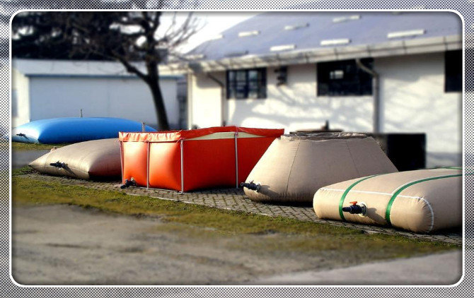 Collapsible PVC water bladder 1200L storage tank for Agriculture irrigation, PVC bladder exported to Kenya Nigeria