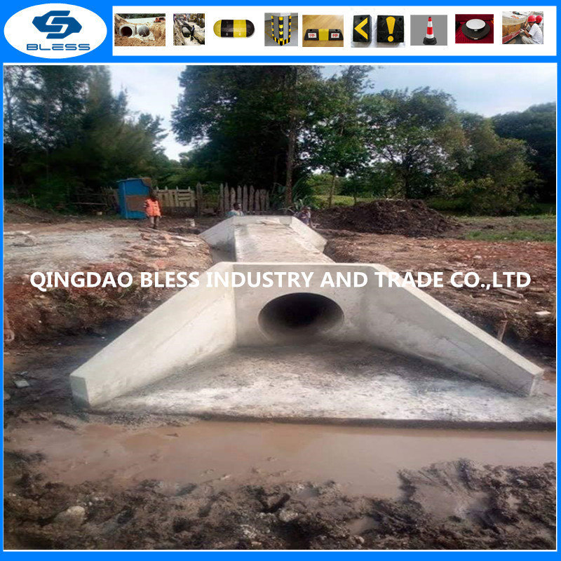 inflated membrane inflated bladder culvert balloon used for culvert making, drainage construction