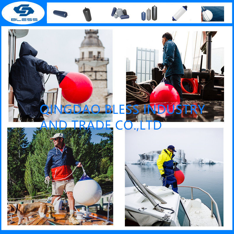 Customized Size Colorful Marine PVC Fender Boat Buoy For Yacht