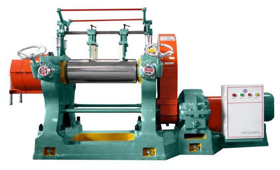 380V Voltage Two Roll Open Internal Rubber Mixer Machine With An Emergency Brake Device