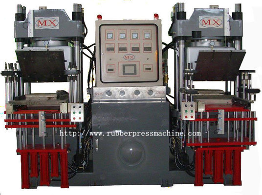 Double Station Platen Vulcanizing Press Machine , Injection Molding Machines