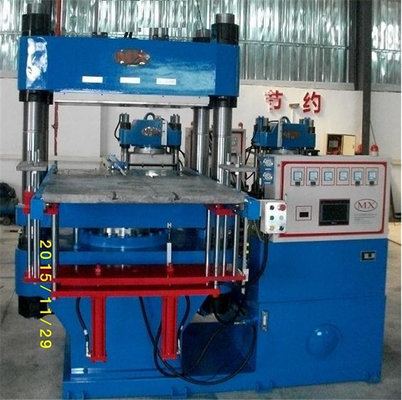 High Efficiency Vertical Rubber Flat Vulcanizing Machine 53KW 250 Ton