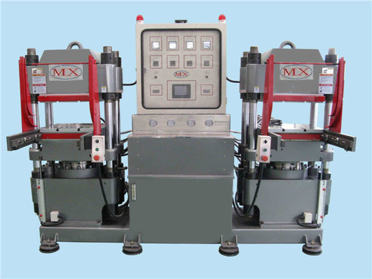 Adjustable Flat Vulcanizing Machine With Twin - Screw Feeding Systems