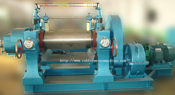 320mm Working Length Rubber Mixing Mill Geared Flameproof Motor