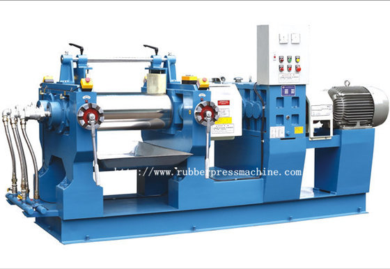 Professional Rubber Mixing Mill Waste Tyre Recycling Machine With Roller 160mm