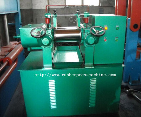 Durable PLC Control Automatic Rubber Mixing Mill , EVA / PVC Pellet Mill