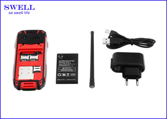 GSM Quad Band Military Waterproof Rugged Cell Phone With Walkie Talkie