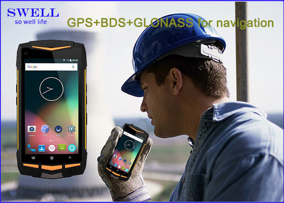 Dual sim Octa core 1D 2D nfc mobile phones barcode scanner with Android Lollipop