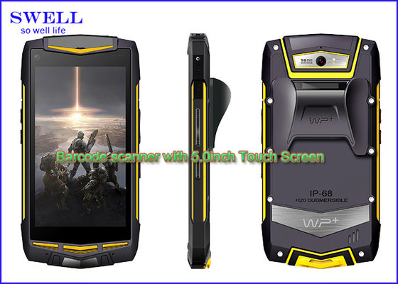 Rugged Scan Code Smartphone , rs232 nfc cell phones barcode scanner