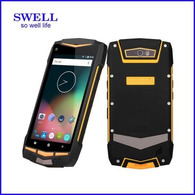 Industrial military standard rugged smartphone with barcode scanner 1d 2d walkie talkie fingerprint android 5.1