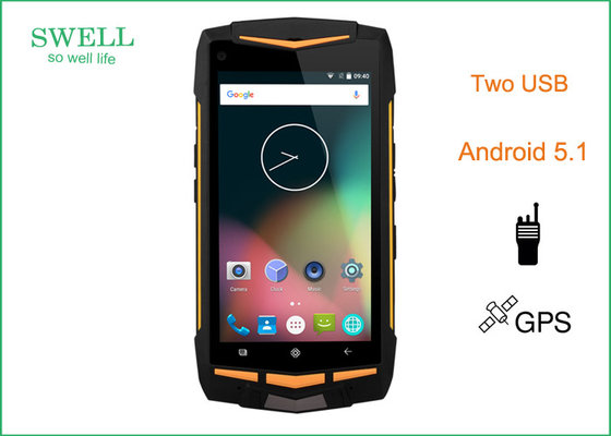 Ruggedized Police Phone 5inch Octa core MSS8939 IP68 with 2 usb port