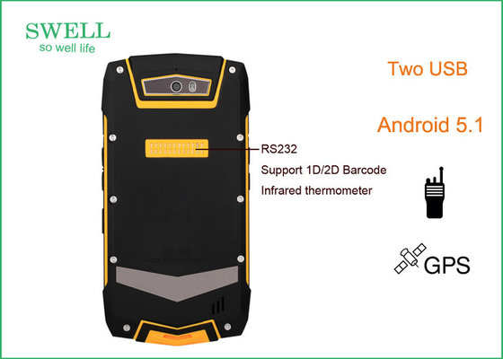 Ruggedized Police Phone 5inch Octa core MSS8939 IP68 with 2 usb port