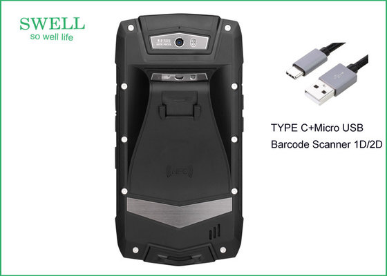 5 inch Android Rugged 4G Smartphone Walkie Talkie Phone With NFC 1D 2D Scanner
