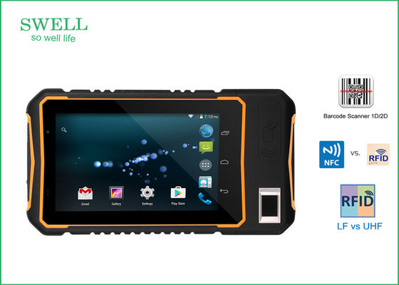 Android 5.1.1 RFID Tablet PC 7.0" 2GB 16GB Rugged Phone with Fingerprint 2D Barcode
