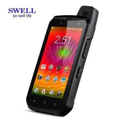 Black 5 Inch Waterproof IP68 Smartphone Android 6.0 With Walkie Talkie