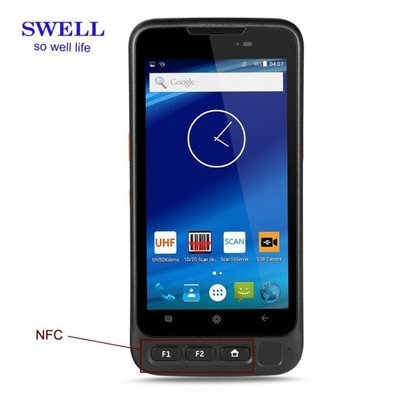 RFID Mobile PDA Rugged Waterproof Smartphone With 8MP Rear Camera