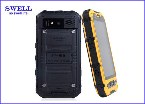 IP67 Android NFC Rugged Waterproof Land Rover A8 Mobile Phone For Chemical Industry