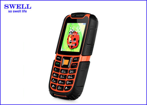 Multi Color Rugged Phone Waterproof IP67 MTK6260A CPU SOS For Industry