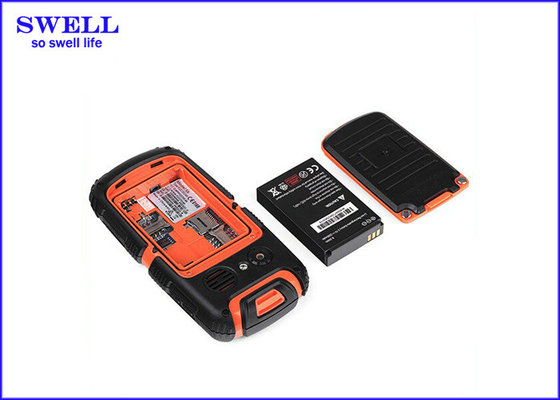 Multi Color Rugged Phone Waterproof IP67 MTK6260A CPU SOS For Industry