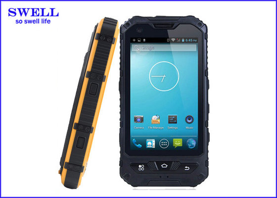 Professional Yellow Rugged Handheld Computer with Wifi FM Radio A8