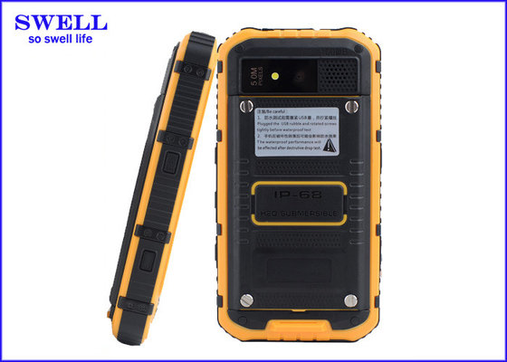 Professional Yellow Rugged Handheld Computer with Wifi FM Radio A8