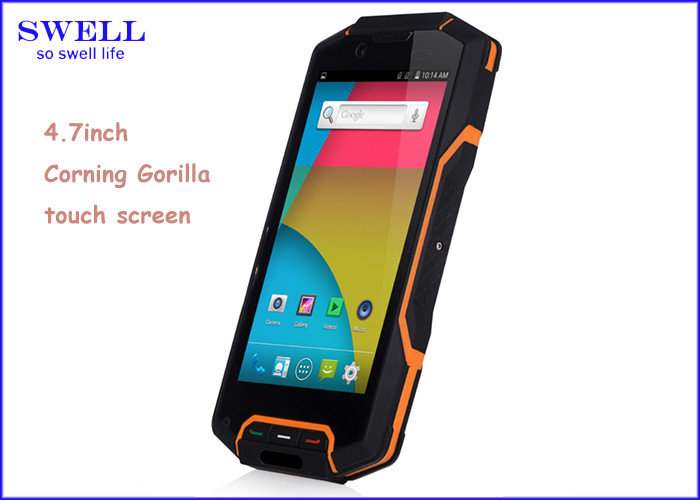 Portable Rugged Waterproof Phone Adopt GSM Standard 1280*720 Pixel