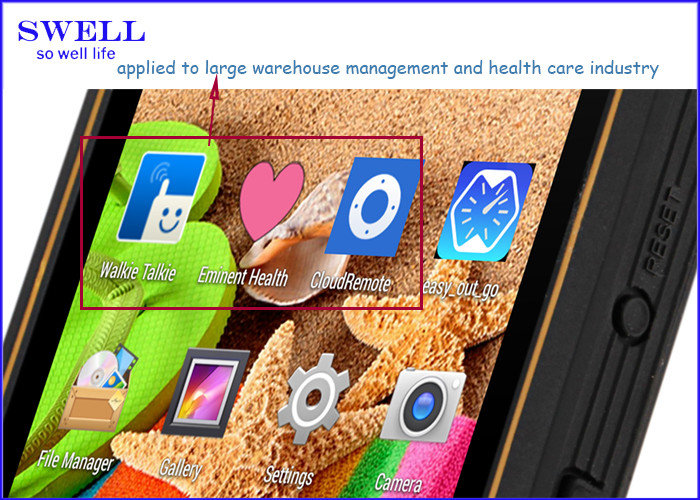 F19 Android4.4 Rugged Mobile Phones Instant Heart Rate Pro For Health Care Industry