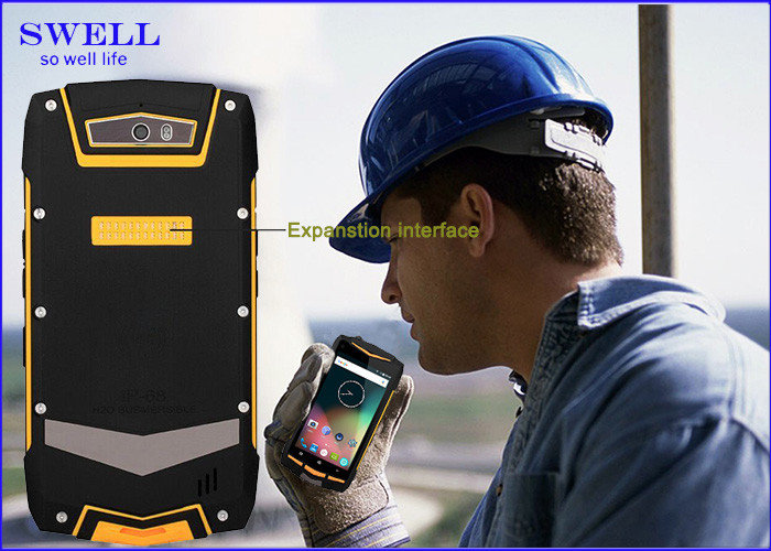 Dual sim Octa core 1D 2D nfc mobile phones barcode scanner with Android Lollipop