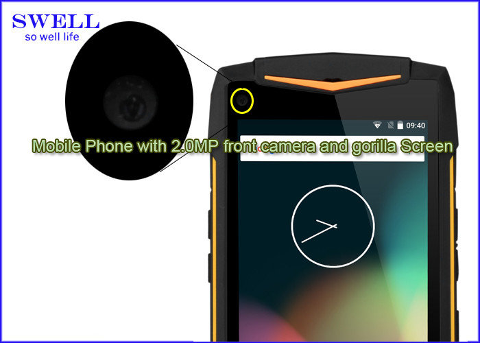 5 Scan Code Smartphone IP68 with dual Usb dual camera , dual sim lte mobile