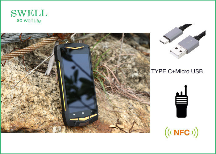 Android 5.1 NFC 1D 2D Scanner PTT Industrial Smartphone Rugged Outdoor SmartPhone
