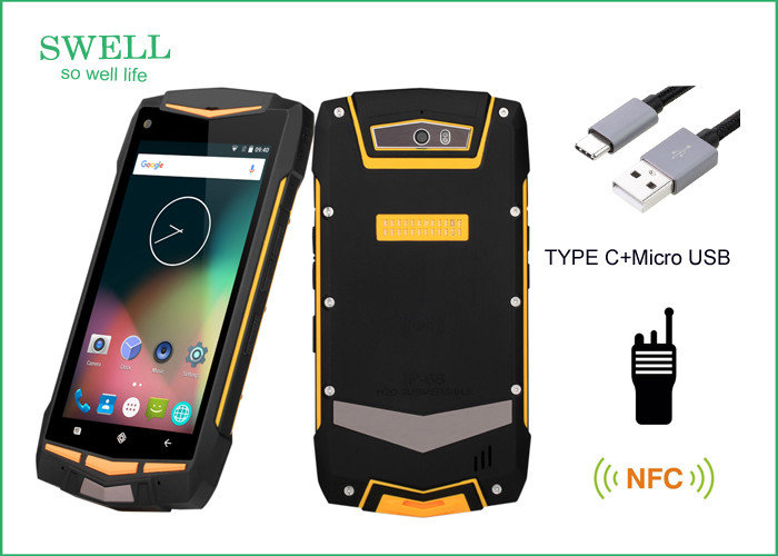 smartphone rfid reader Promotional Military Spec Smartphone , Gps Wifi Cell Phone 4300mah Battery