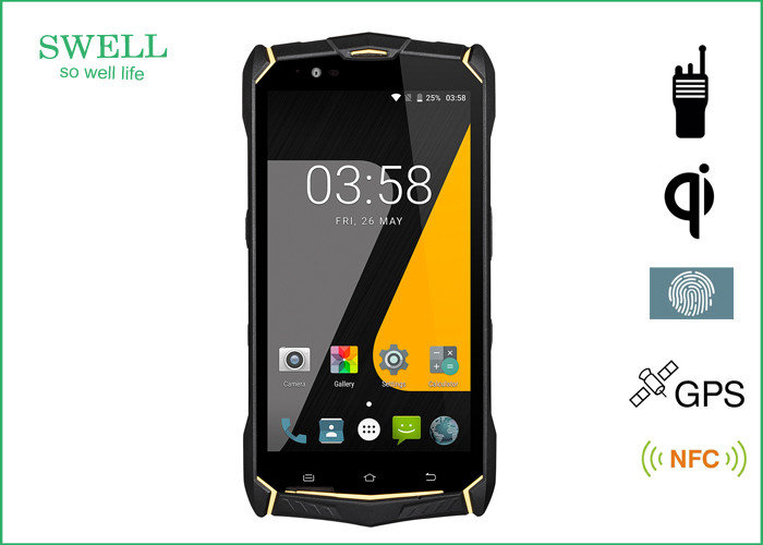 SJ9 IP68 Military Spec Smartphone 5.5 inch Android 7.0os with Fingerprint IR QI charge