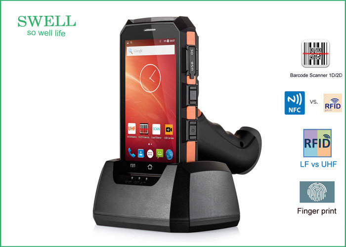 Model C5000 Rugged Handheld PDA Device With Pistol Grip Docking